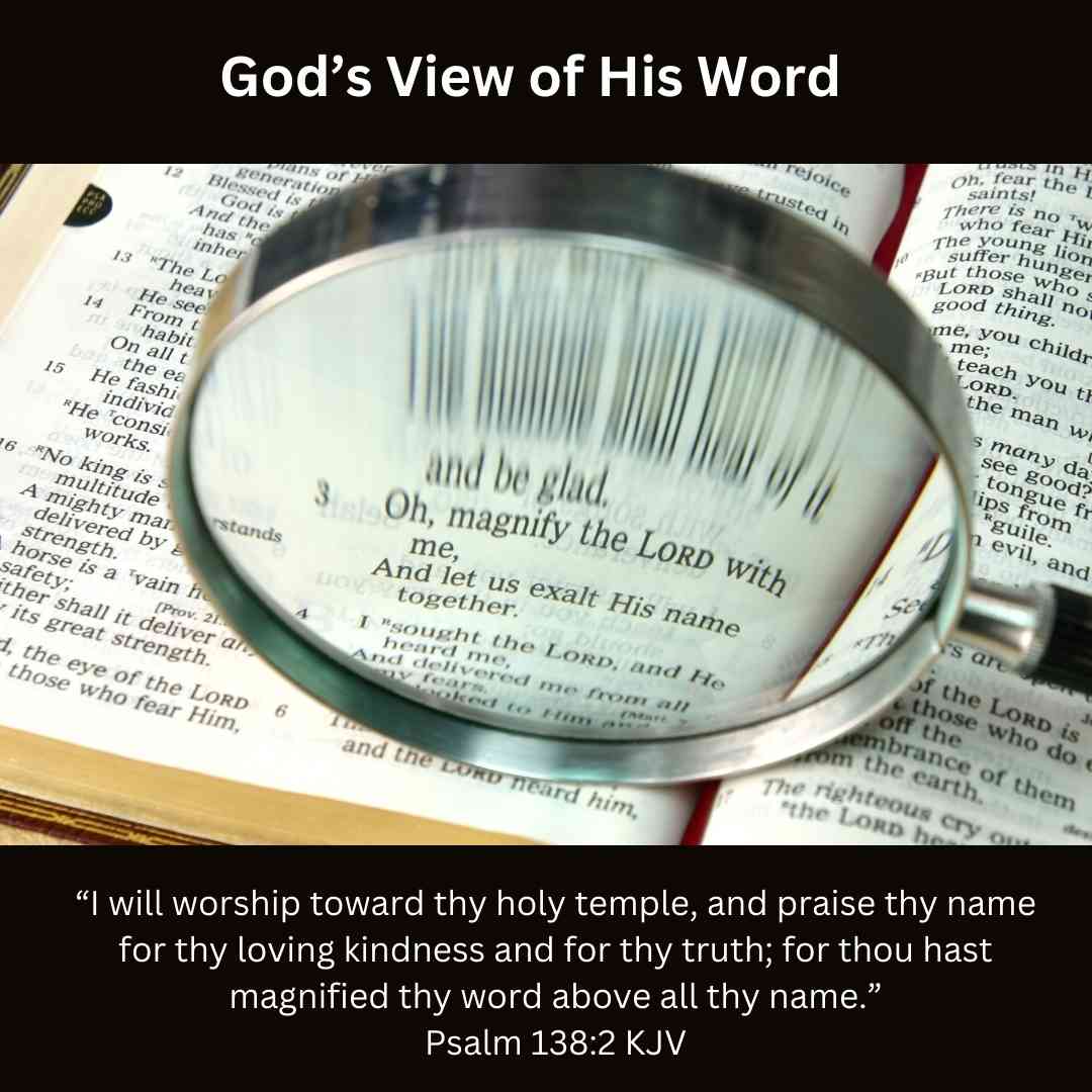 God’s View of His Word - NCC Cartersville